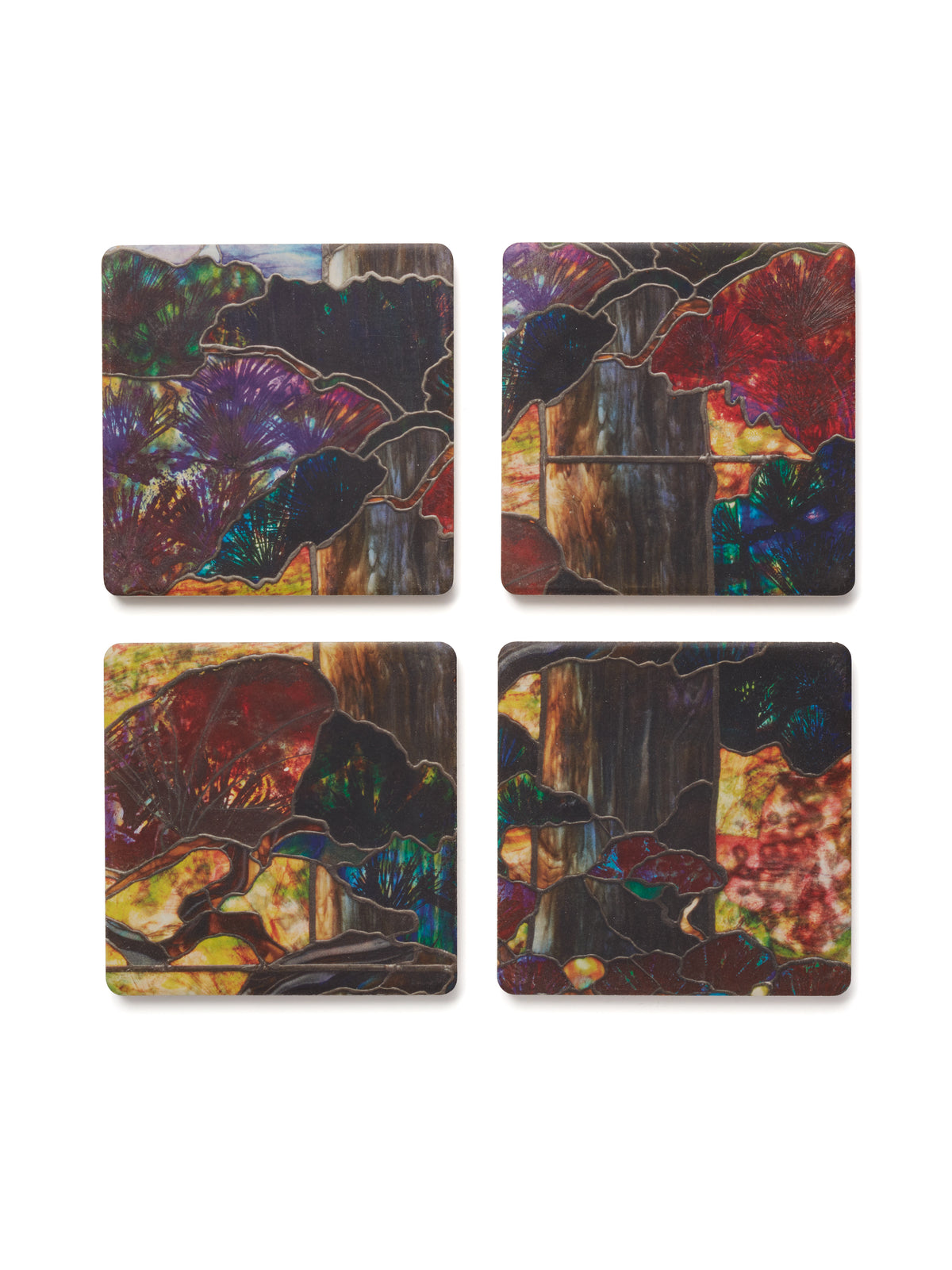 Tiffany Hartwell Memorial Window Coaster Set – The Art Institute of ...